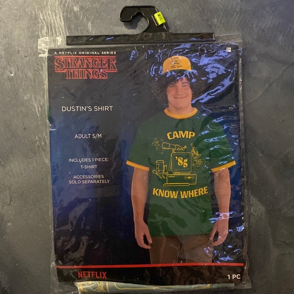 Shirts | Dustins Shirt From Stranger Things Cosplay Top | Poshmark